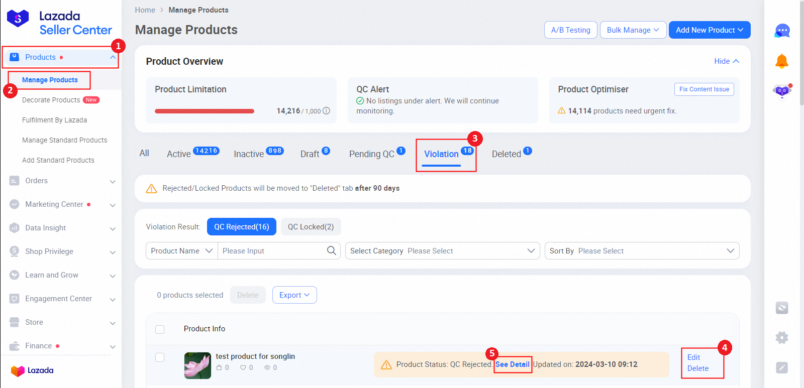 How will I know if a product has been deactivated and what do I do ...