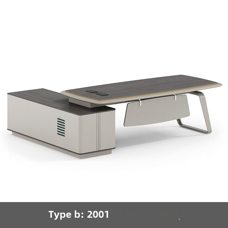 Office Desk Minimalist Modern Manager President Single Desk Office High ...