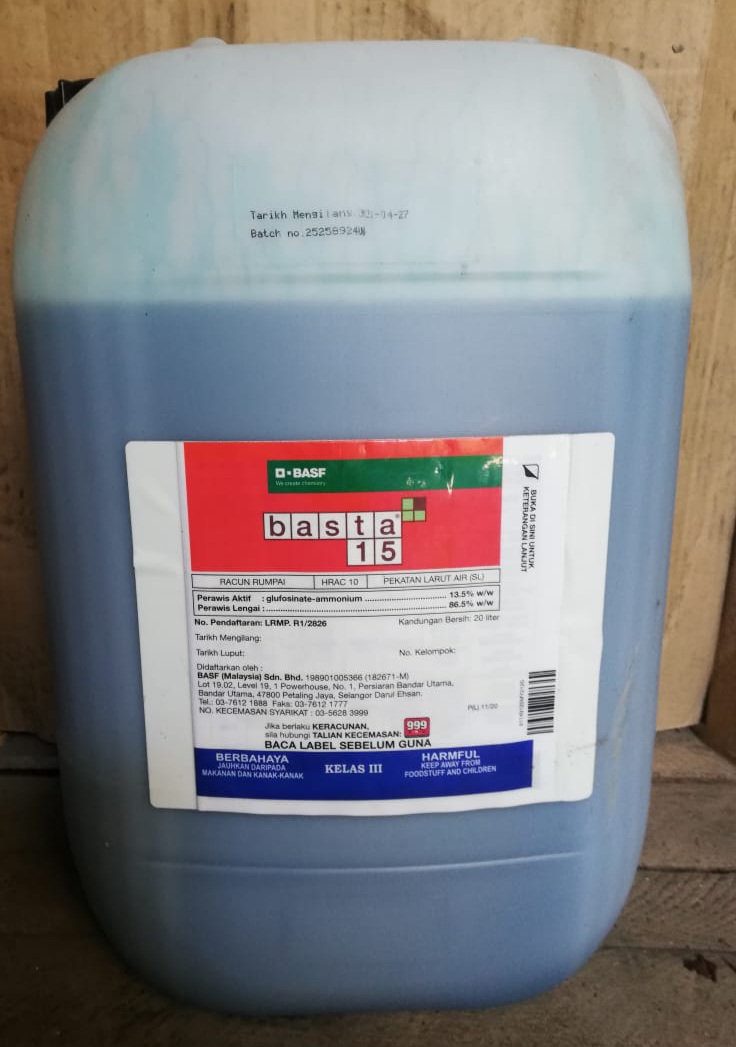 20L BASTA 15 / 13.5% / Basta ori / Racun Rumput /Racun Serap ...