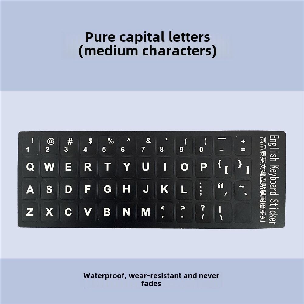 Keyboard Sticker Button Sticker Letter Sticker Notebook Desktop ...