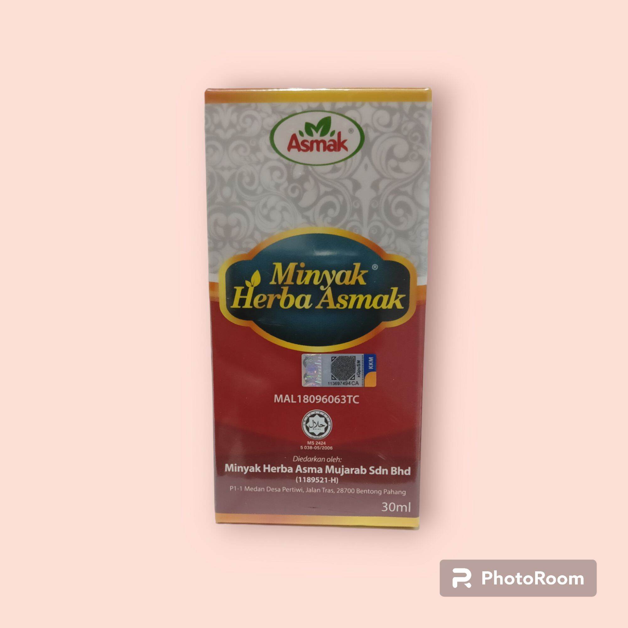 Asmak Minyak Herba Asmak Original 10ml 30ml 50ml | Lazada