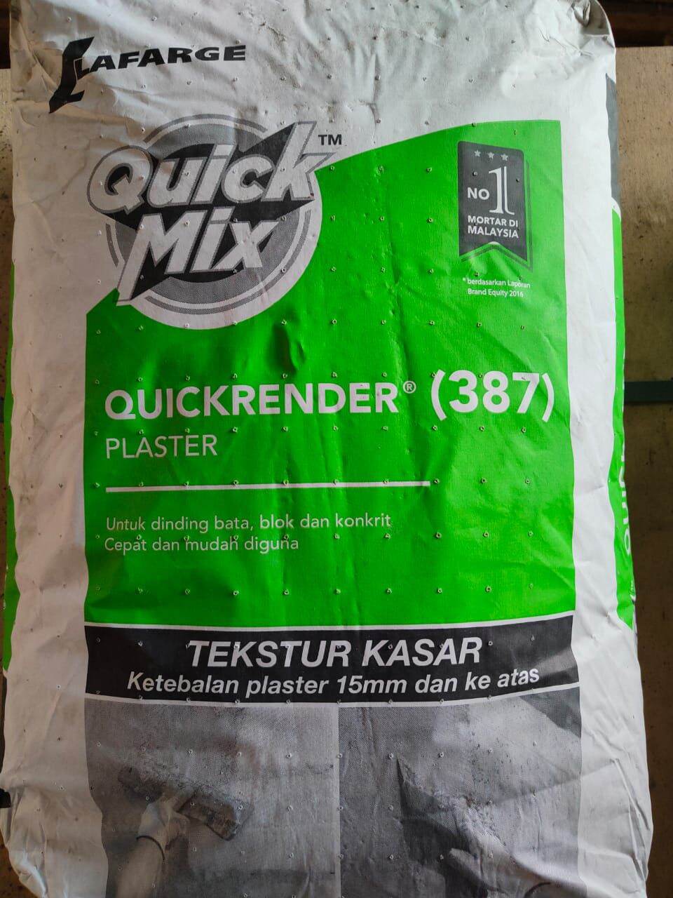 2KG SIMEN + PASIR + PLASTER CAMPUR 3IN1 /PREMIX PLASTER /RENDER 921 ...