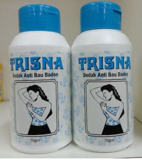 bedak ketiak trisna botol 70g | Lazada