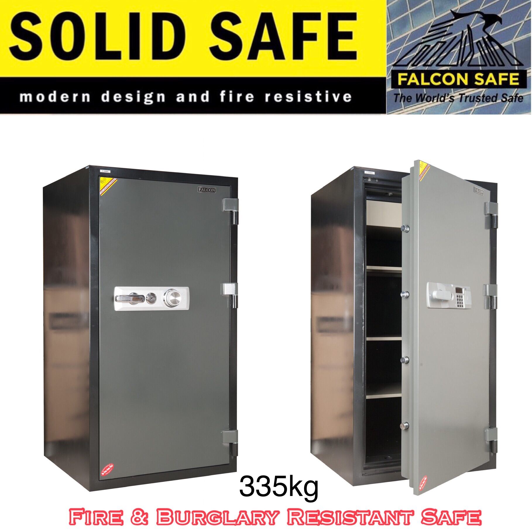 Falcon Solid Safety Box V380(MADE IN KOREA) / Home Safe Box / Office Safe Box / Peti Besi ...