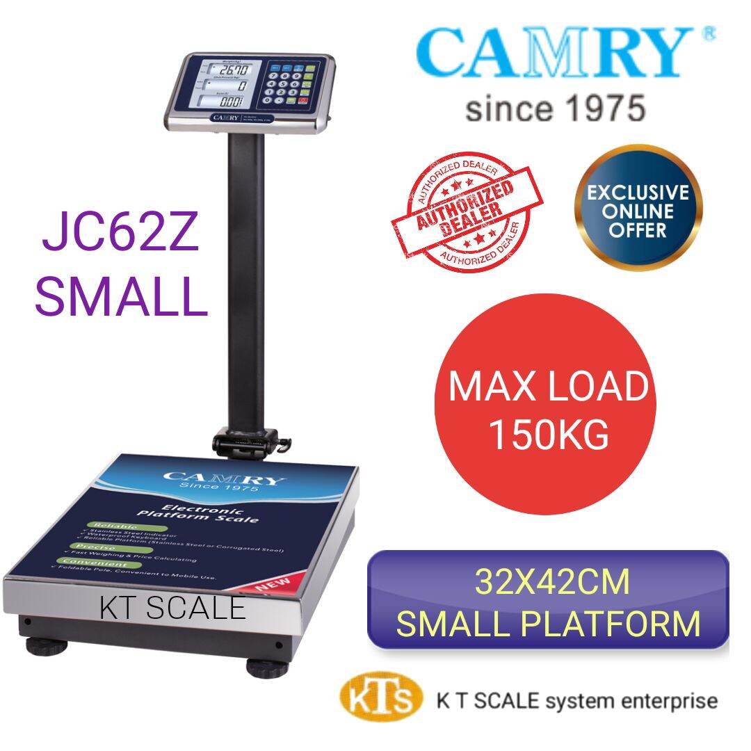 SIRIM PATTERN APPROVAL CAMRY 150KG DIGITAL PLATFORM SCALE JC 62Z | Lazada