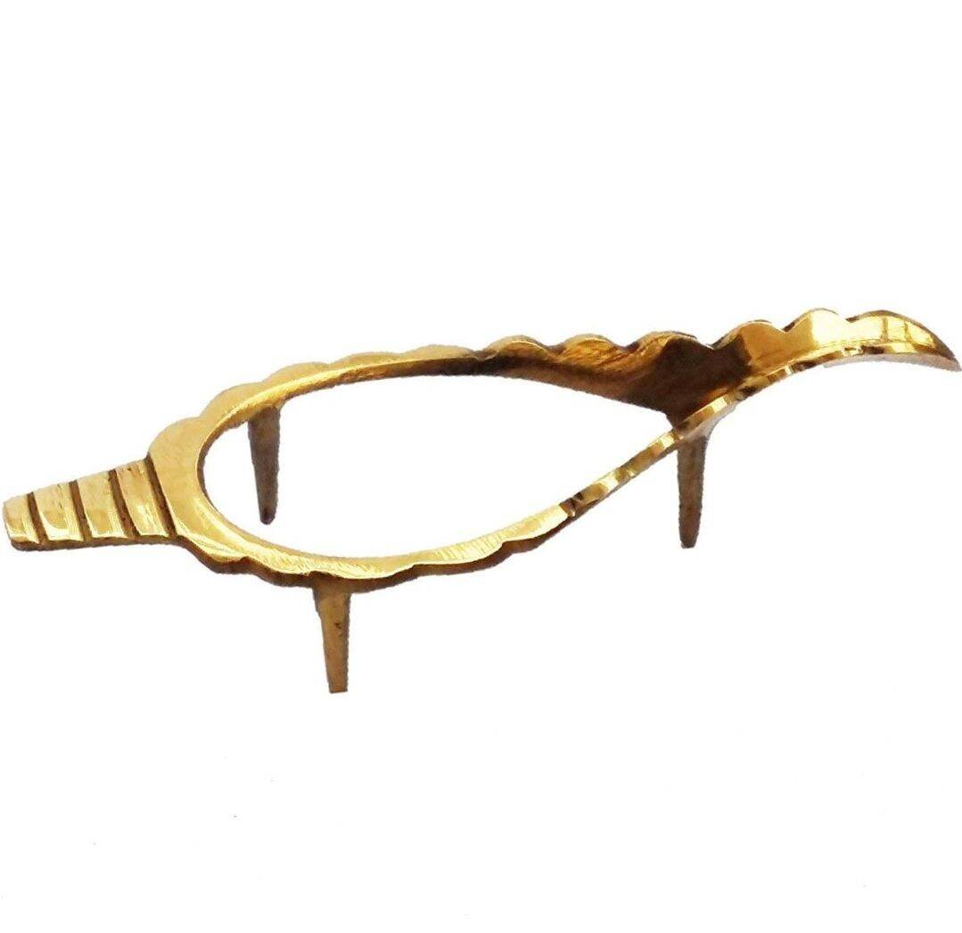 Natural VALAMPURI Sangu stand Brass Shankh Stand, Conch Shell Stand - 4 ...