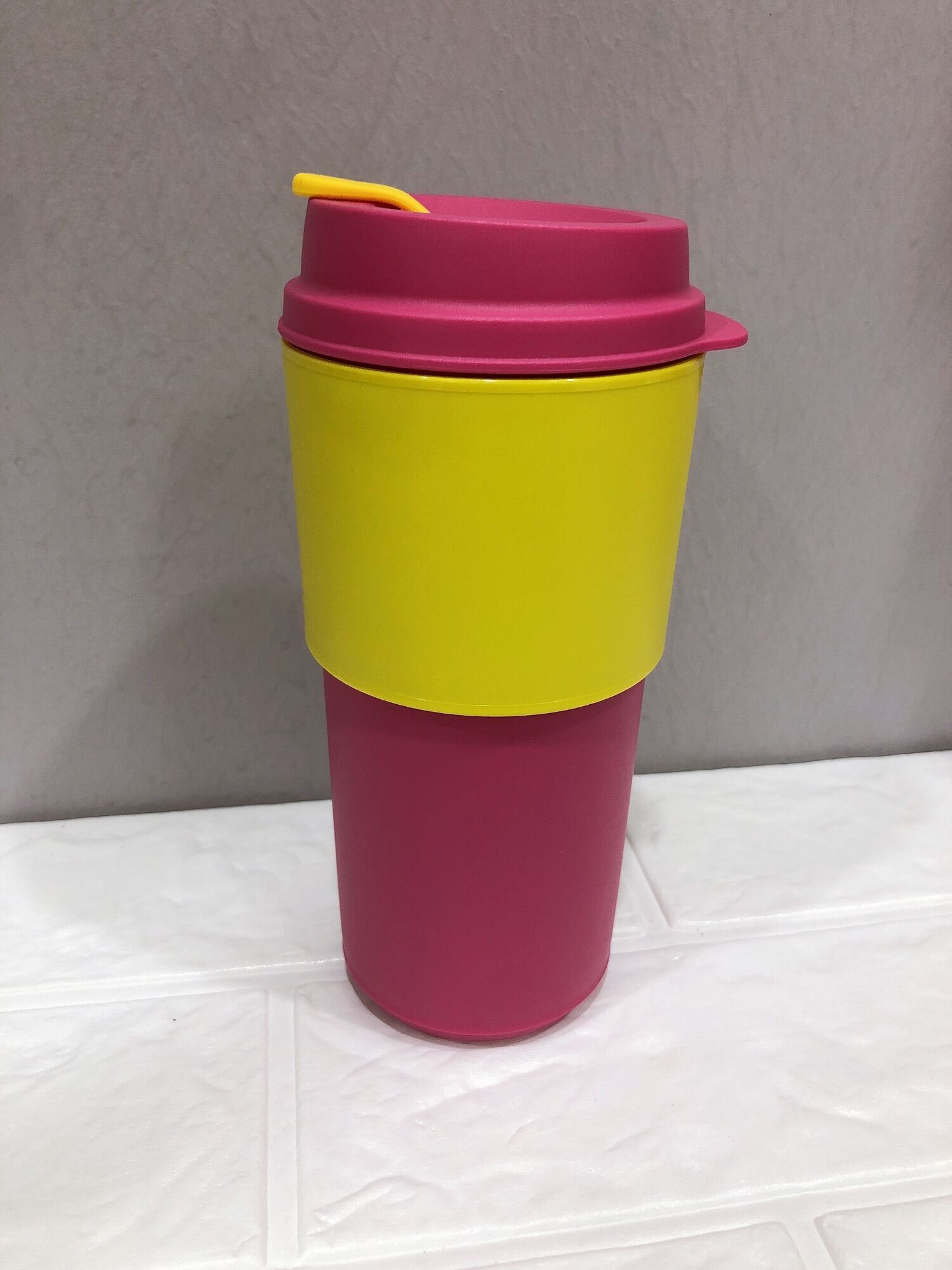 Tupperware Coffee To Go (1) 490ml - Blue or Pink | Lazada