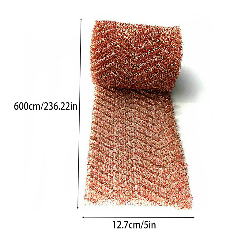 3/6m Pure Copper Soffit Mesh Anti-snail Rat Rodent Slug Snail Control ...