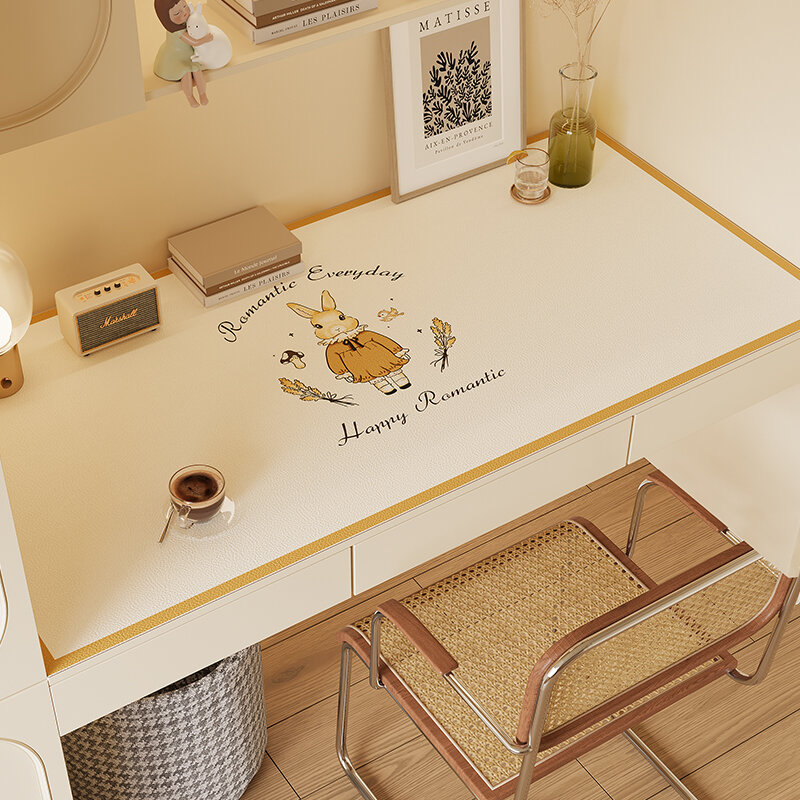 Cream Style Children's Book Table Mat Student Study Table Table Mat ...