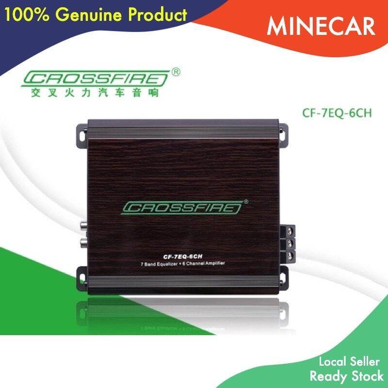 CROSSFIRE CF-7EQ-6CH CAR AMPLIFIER REAR SUPER SLIM BOX | Lazada