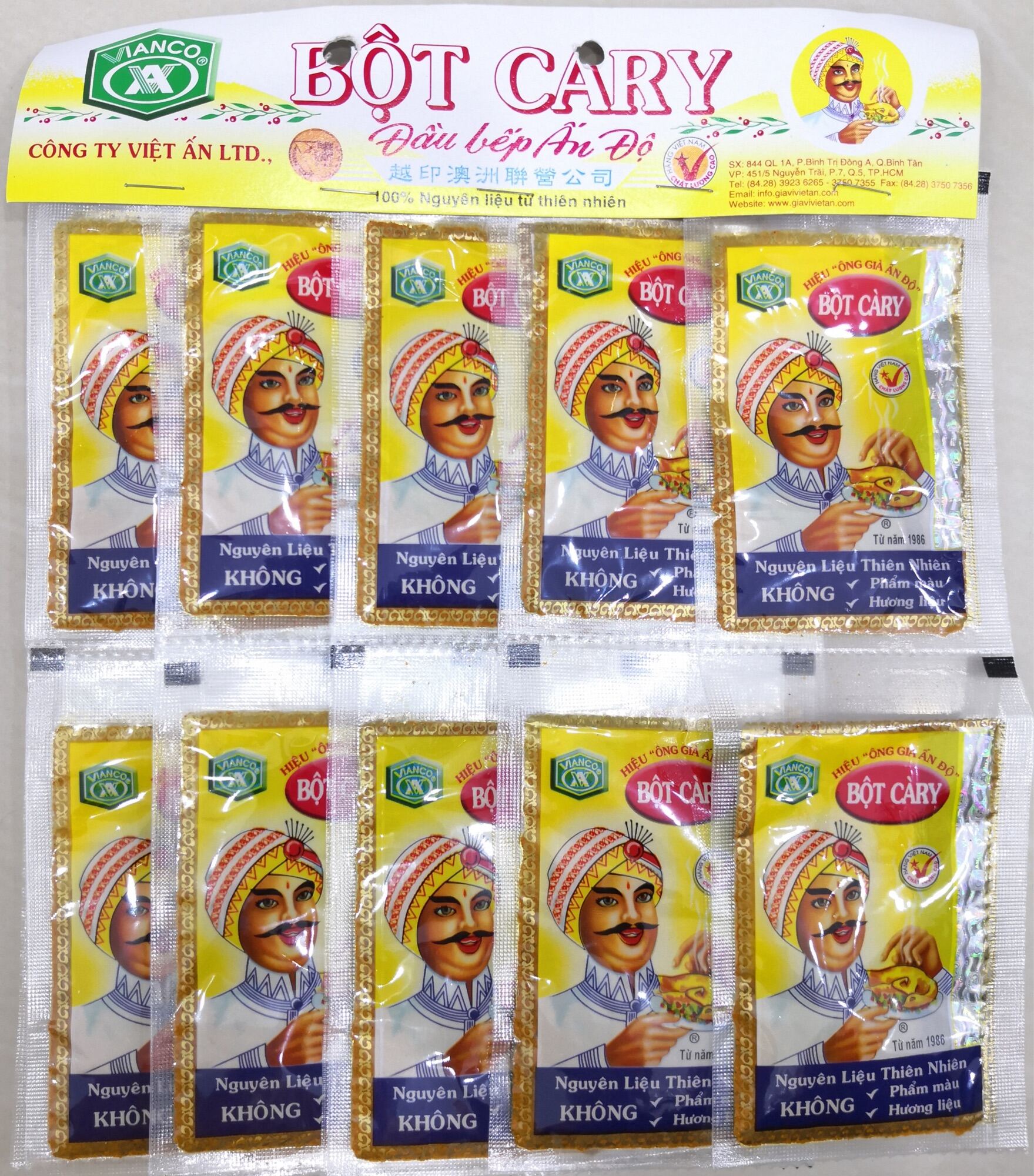 Bot Cari An Do Hieu Viet An - Cary Powder 3.5g | Lazada