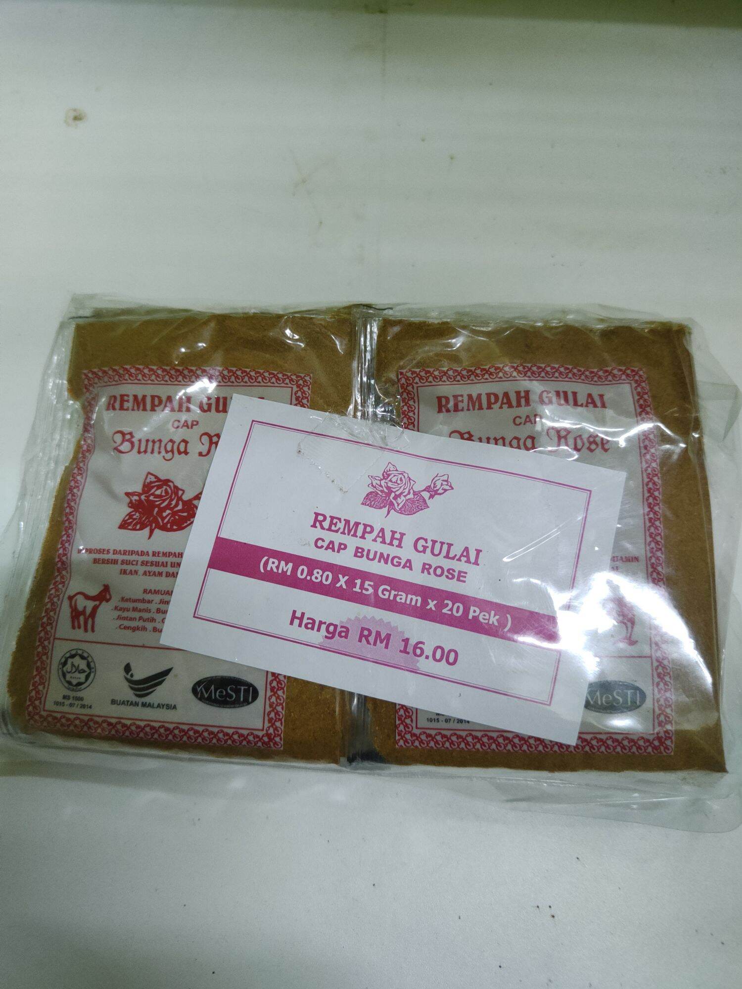 Rempah Gulai Cap Bunga Rose 20pcs per pack | Lazada