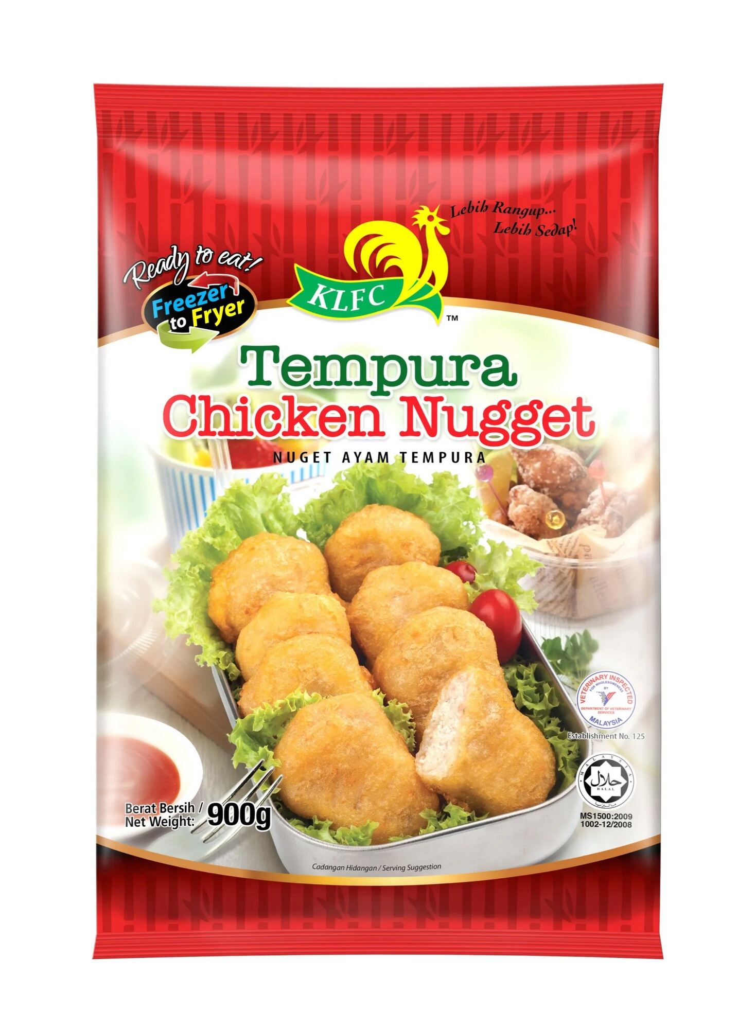 KLFC TEMPURA CHICKEN NUGGET 900G | Lazada