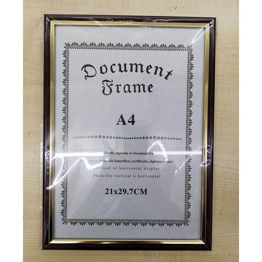 A4 Certificate Frame /Picture photo frame/Frame Gambar A4 | Lazada
