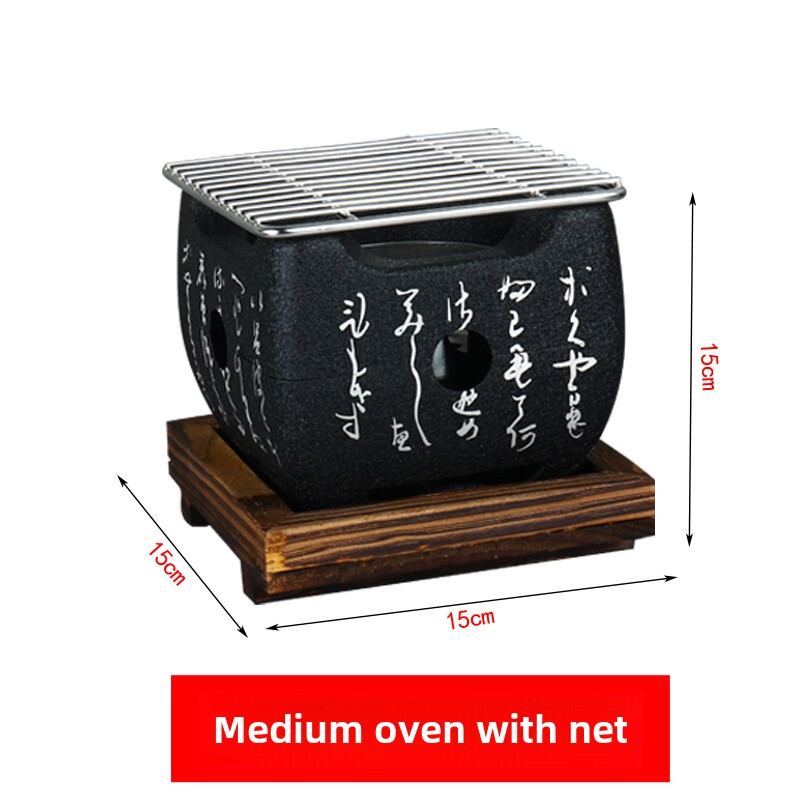 Small Japanese-Style Charcoal Oven Japanese-Style Rice Cake Oven Clay ...