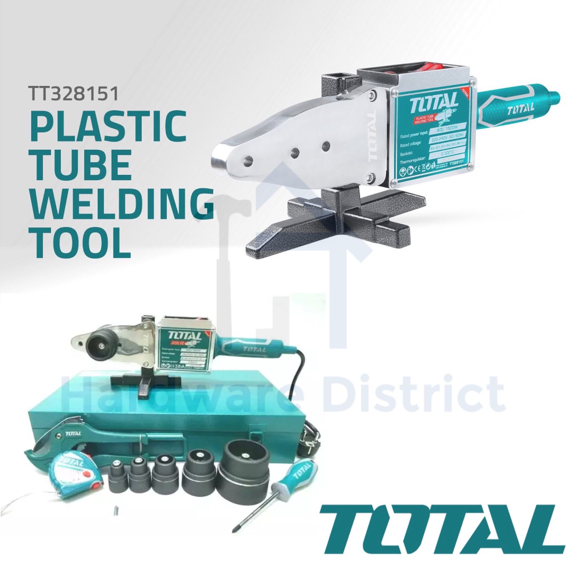 TOTAL TT328151 PLASTIC TUBE WELDING TOOL 800W/1500W | Lazada