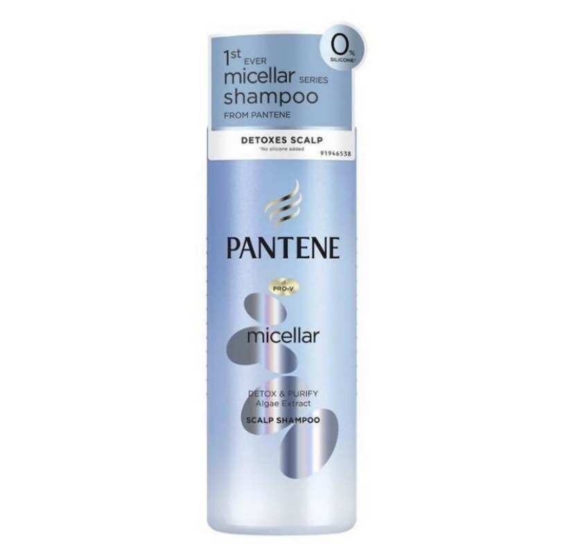 Pantene Micellar Detox & Moisturize/Hydra/Purify/Scalp Cleanse Hair ...