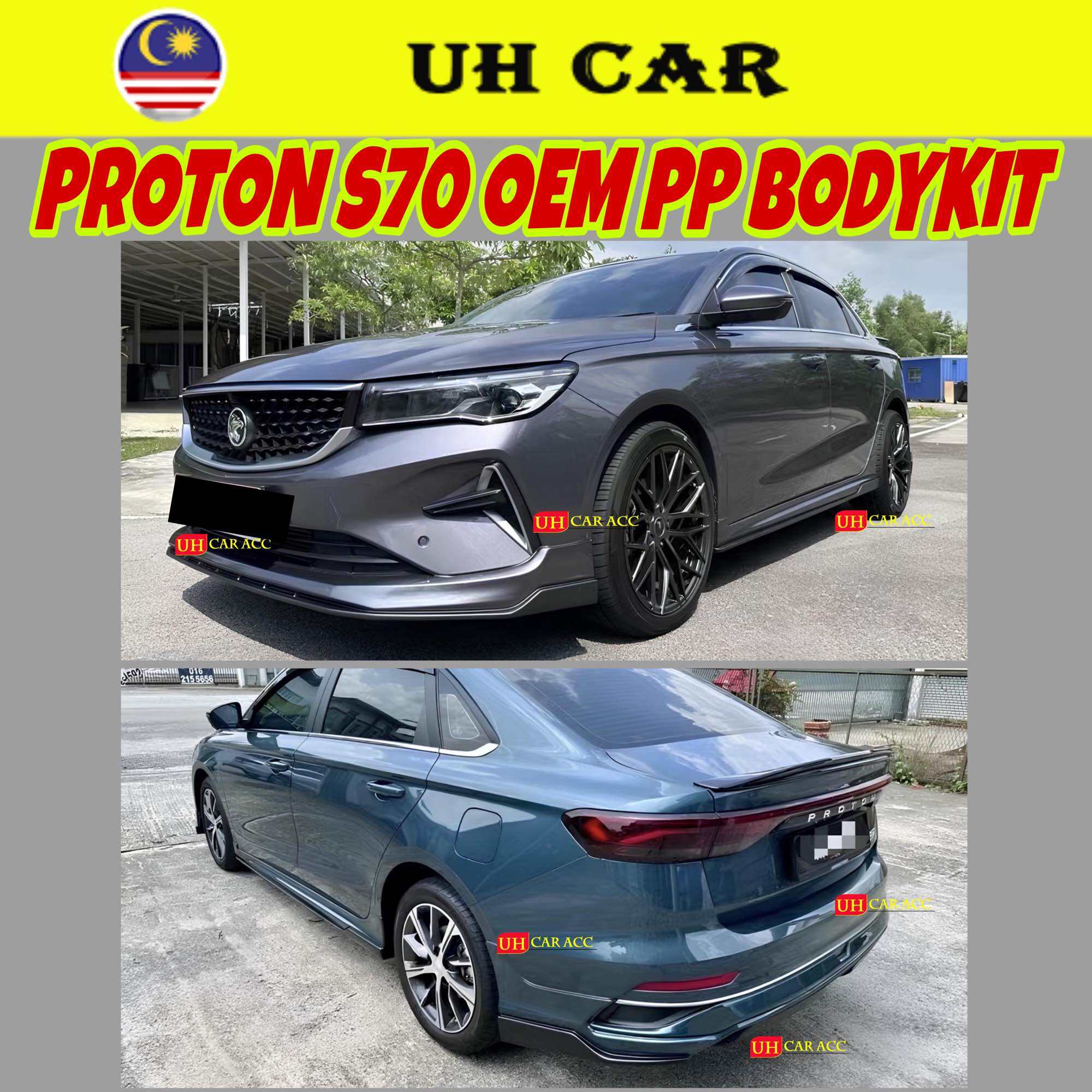 (PP) Proton S70 Oem OE Bodykit Skirt Skirting Lip Diffuser Bumper | Lazada
