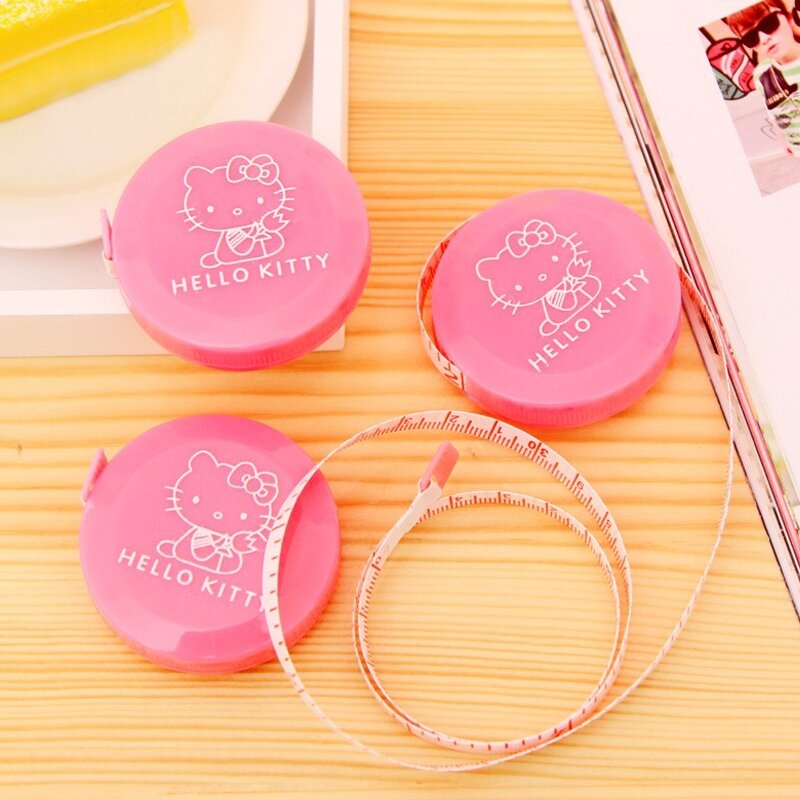 Hello Kitty Mini Stretching Measurement Tape伸缩卷尺塑料卡通Kitty ...