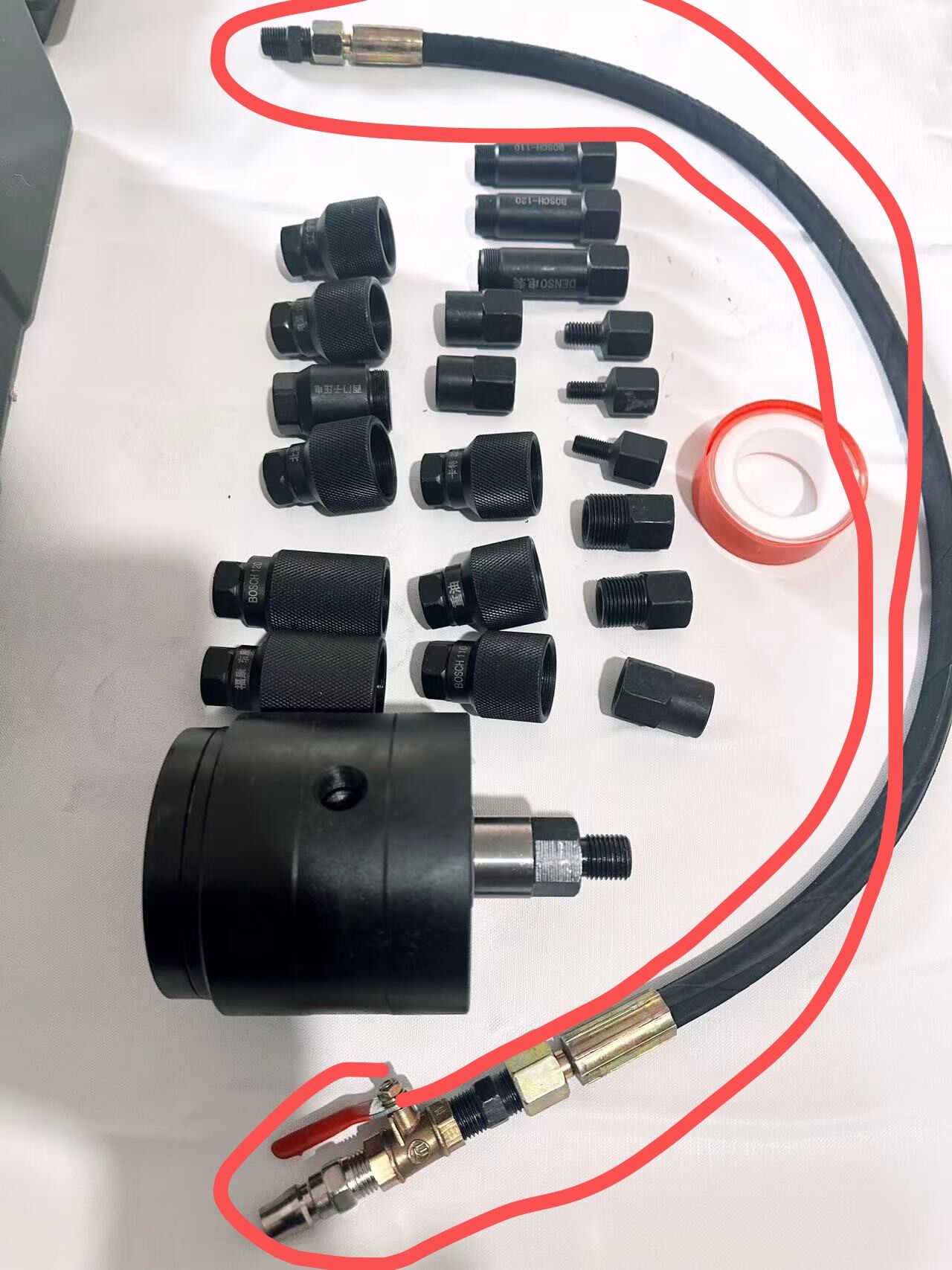 Chase G10 Fuel Injection Puller Pneumatic Diesel Fuel Injection Nozzle ...