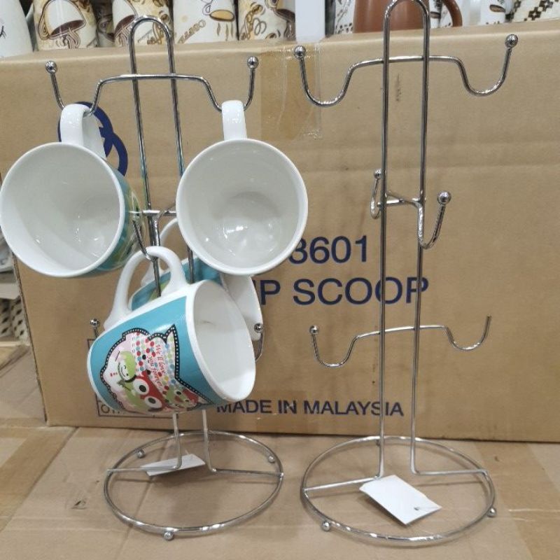 READY STOCK☆☆☆Rak cawan besi / Aluminium Cup Hanger | Lazada
