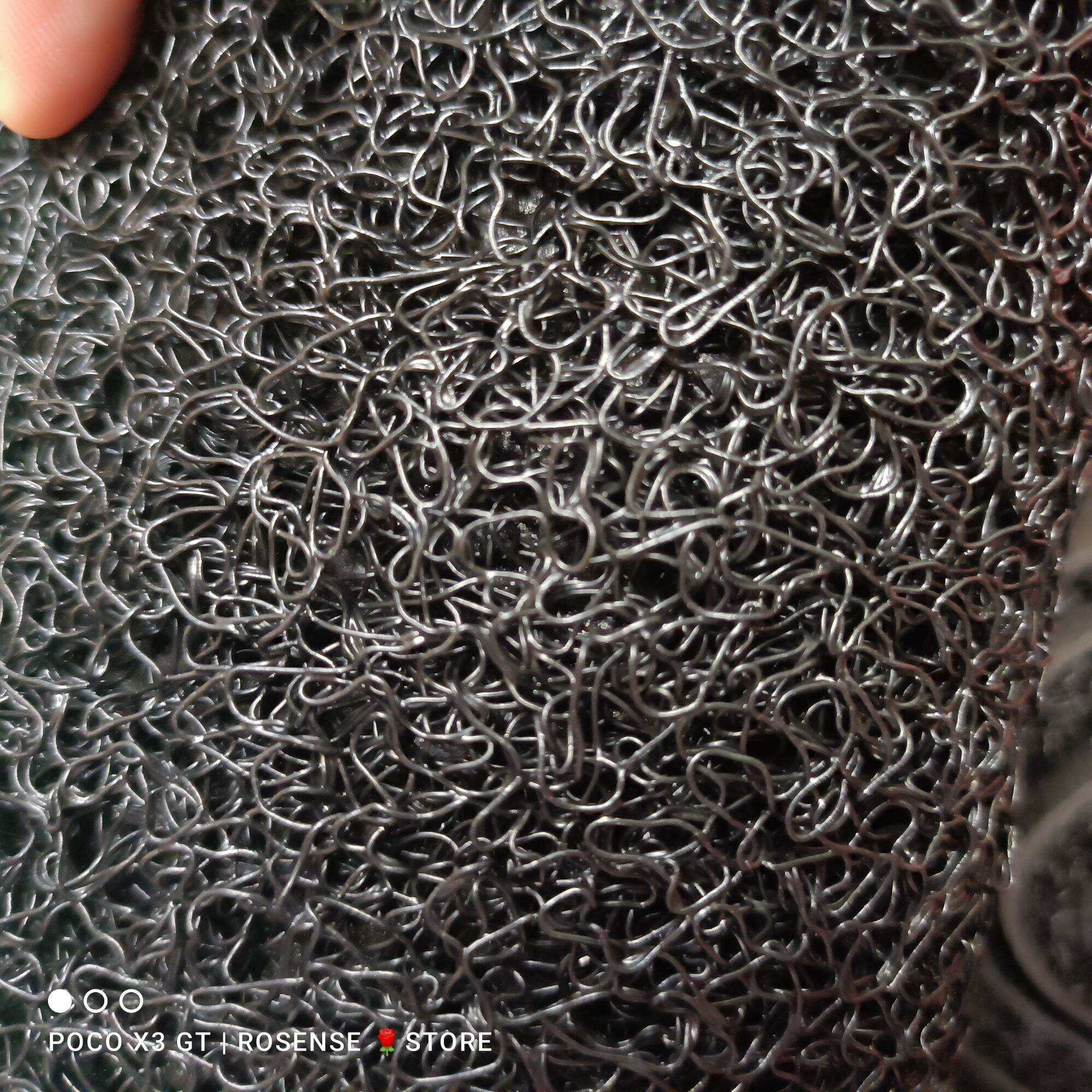 38x58cm Ready Made Plastic Wire Door Mat Loop Red Black Grey Green Blue ...