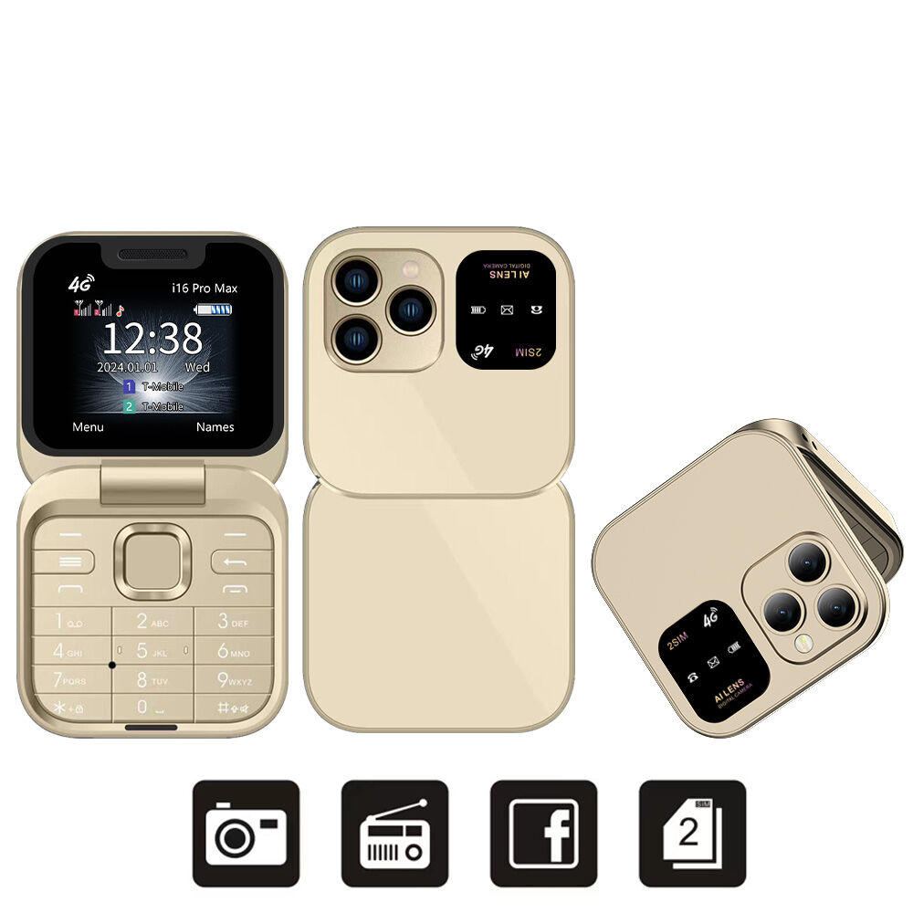 2025 SERVO i16 Pro 4G Mini Fold Mobile Phone Speed Dial Blacklist ...