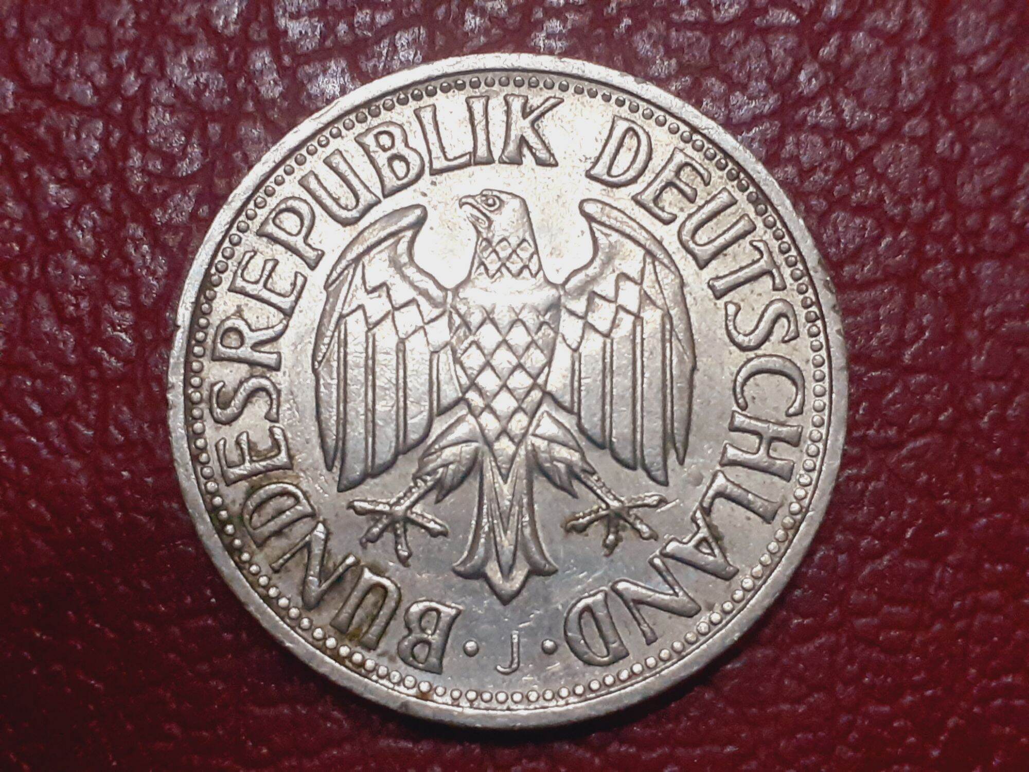 1966 Germany Eagle 1 Deutsche Mark Coin | Lazada