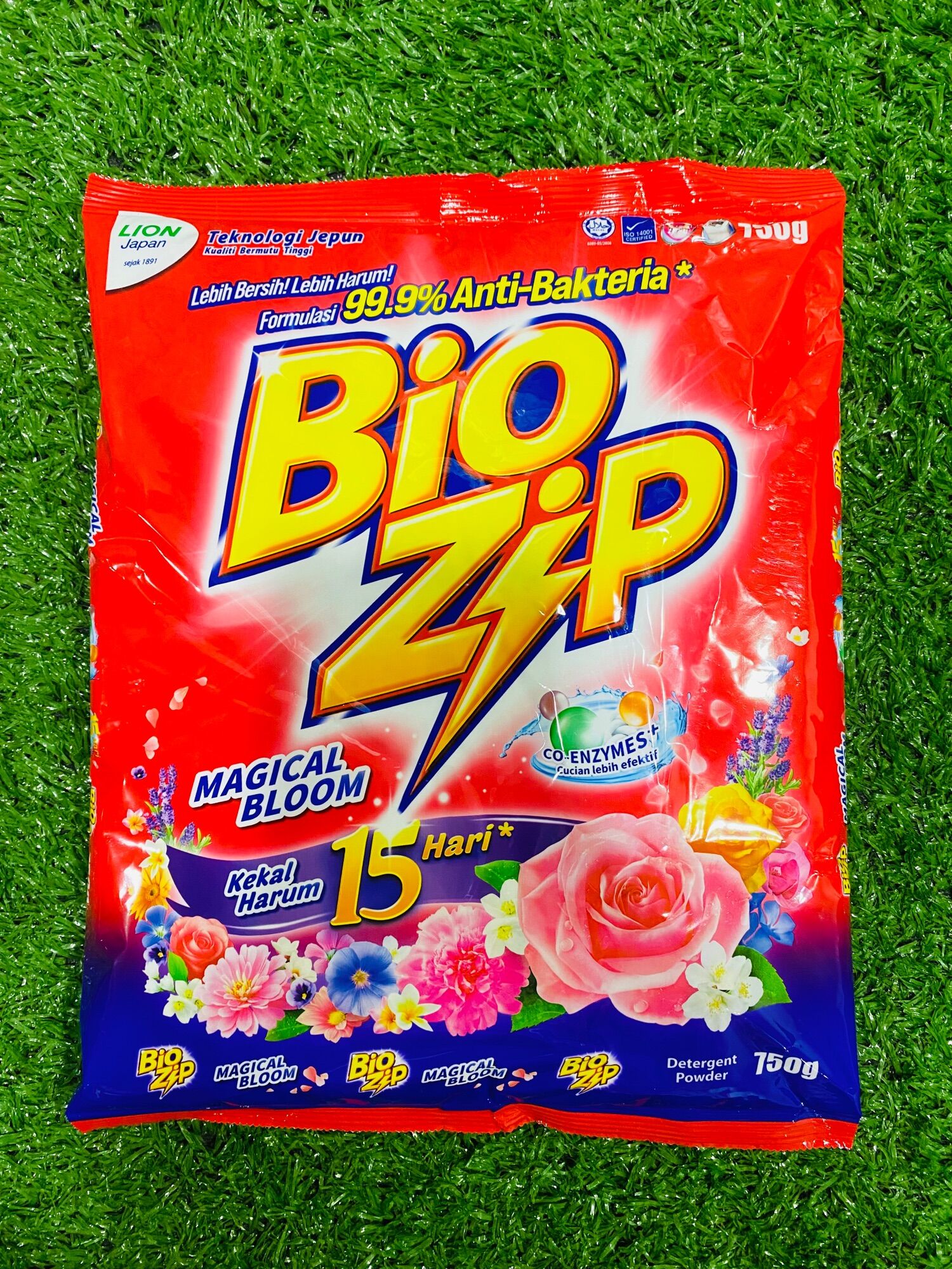 BIO ZIP DETERGENT POWDER 750g [Laundry Powder Detergent] [Serbuk ...