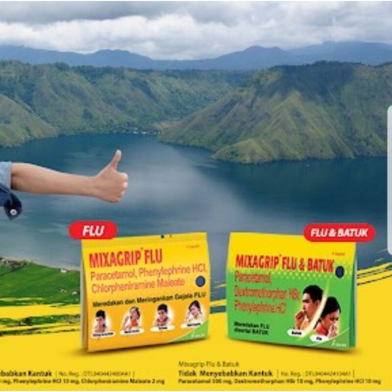 mixagrip..flu&batuk original 1papan4biji&1box 25papan | Lazada