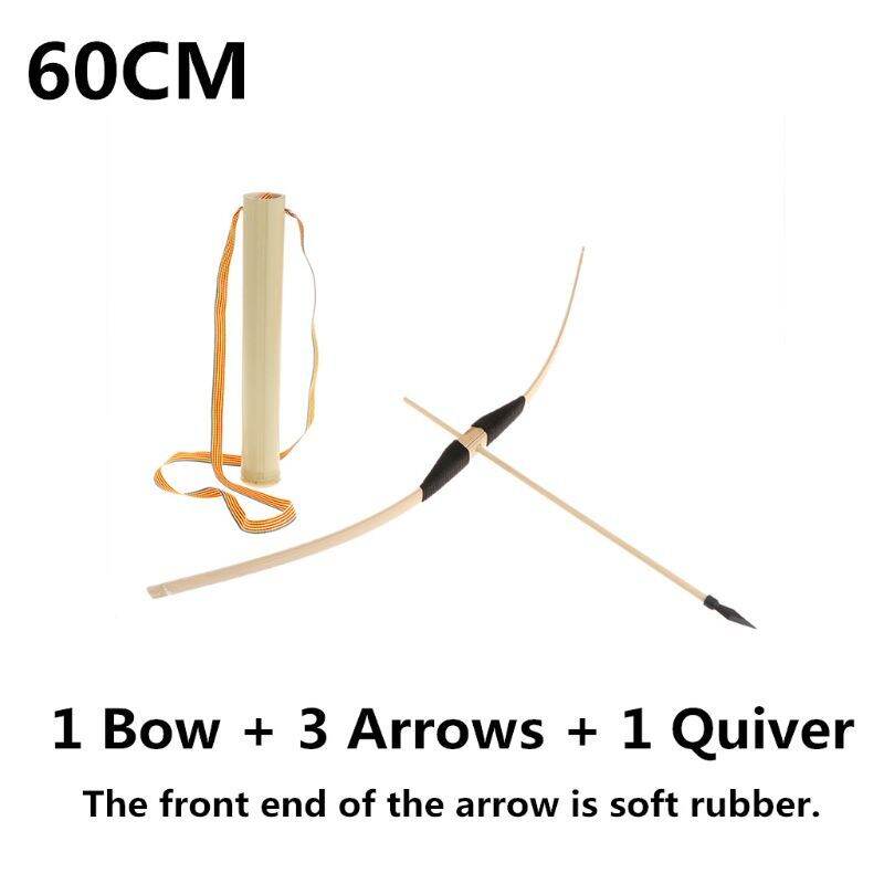 [Ready Stock] Traditional Bamboo Wooden Bow and Arrow Archery Set | Lazada