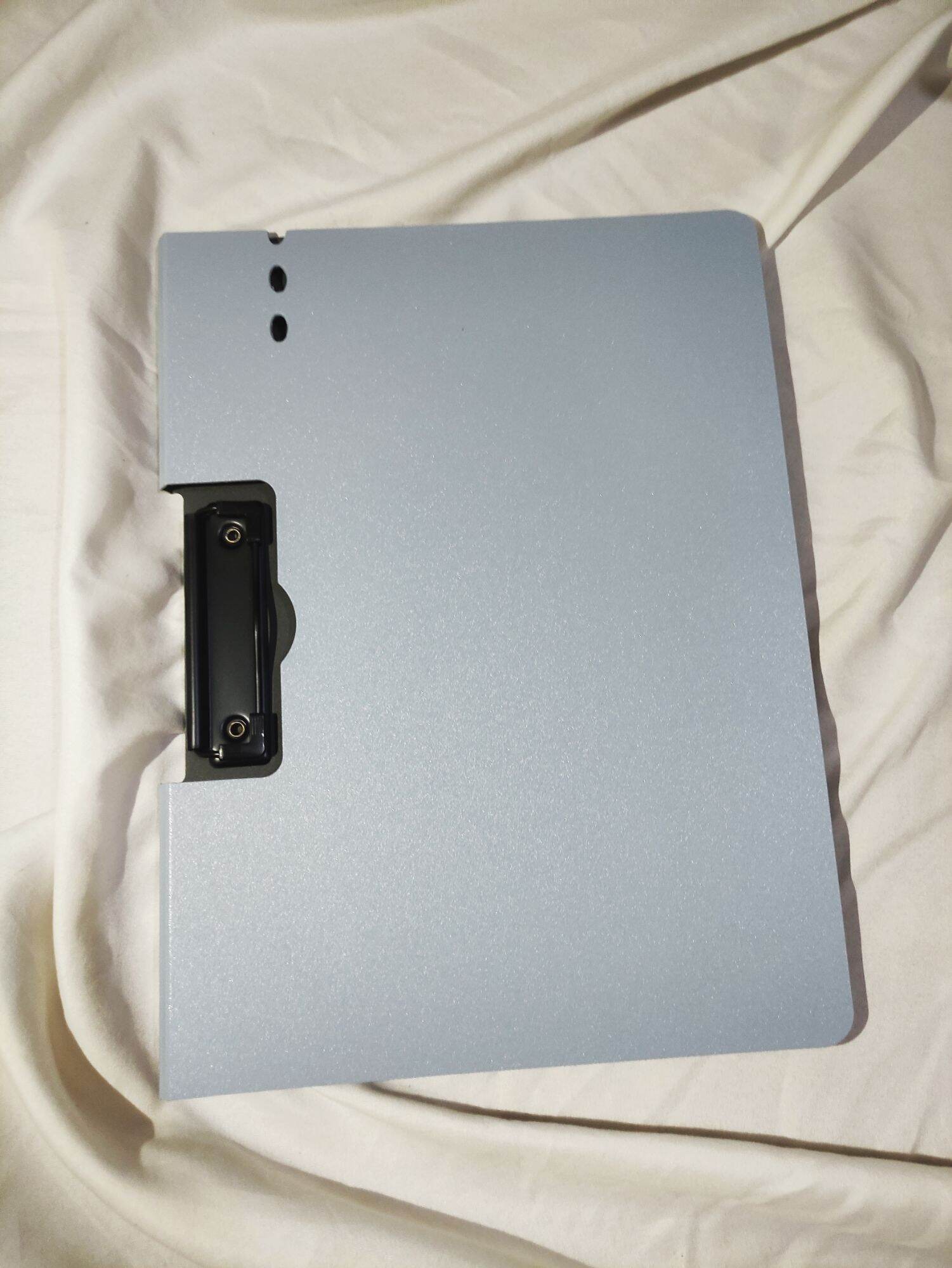 A4 Size Clipboard File Hard Cover Folder Blue Gray/Black_ A4 Size 资料夹 ...