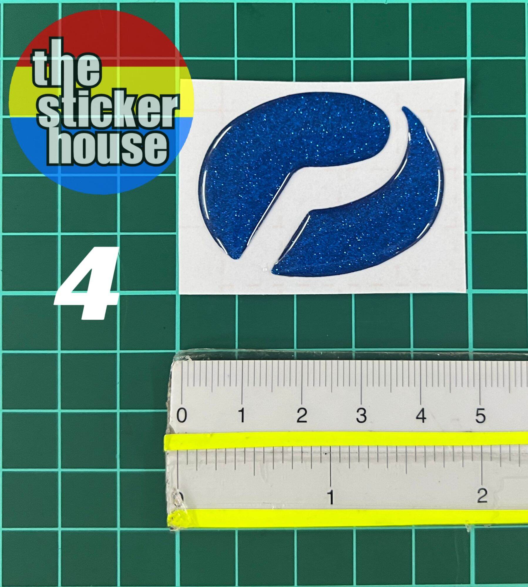 PERODUA LOGO STEERING ONLY (TIMBUL/EPOXY TYPE) STICKER INTERIOR ...