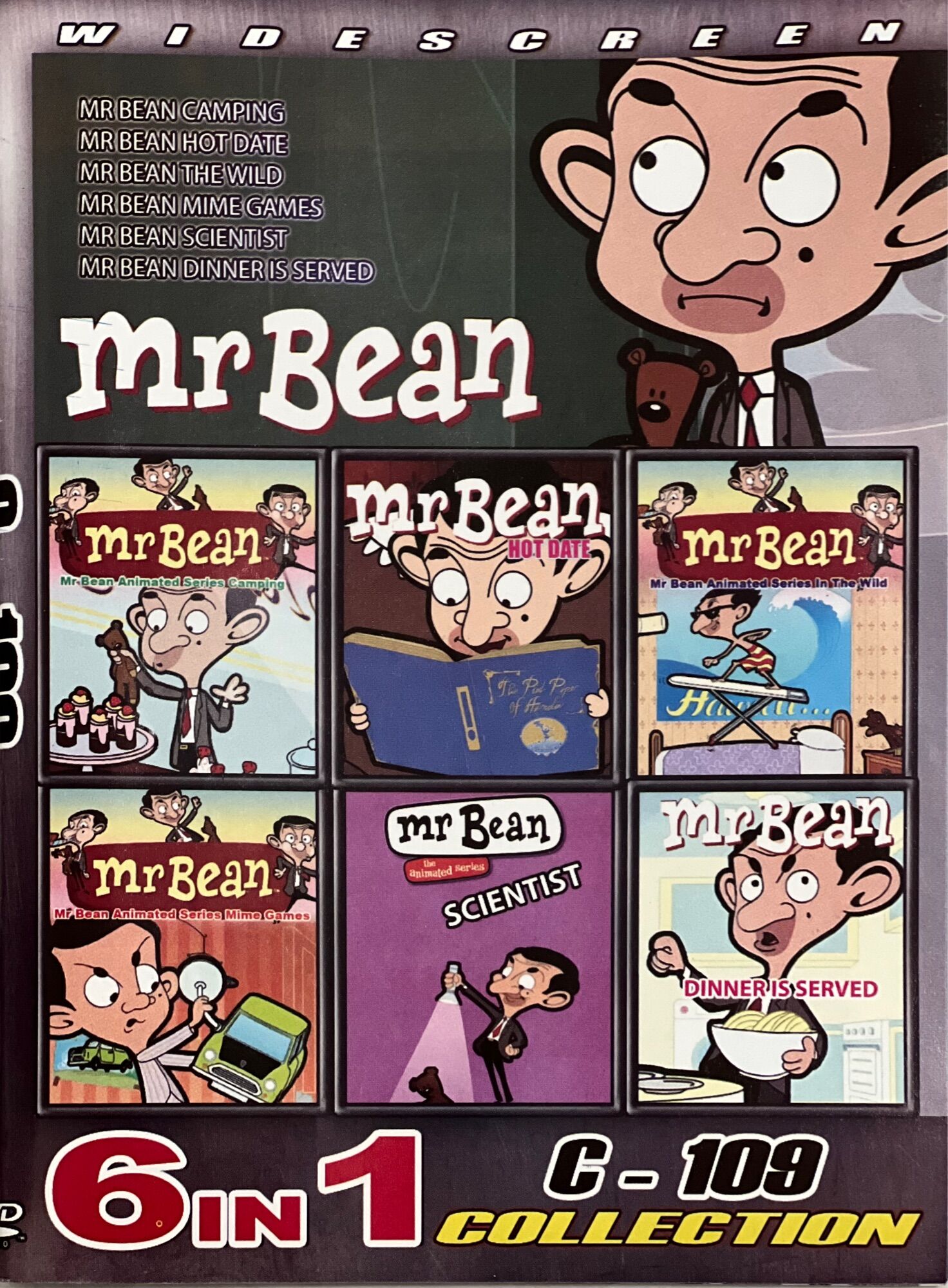 DVD Mr bean cartoon movie collection 6in1 | Lazada