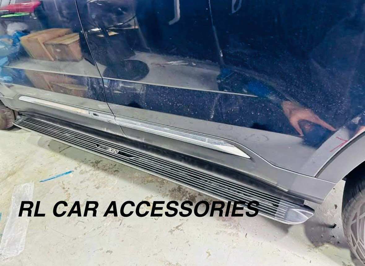 Proton X50 X90 premium foot door side step kick bar running board ...
