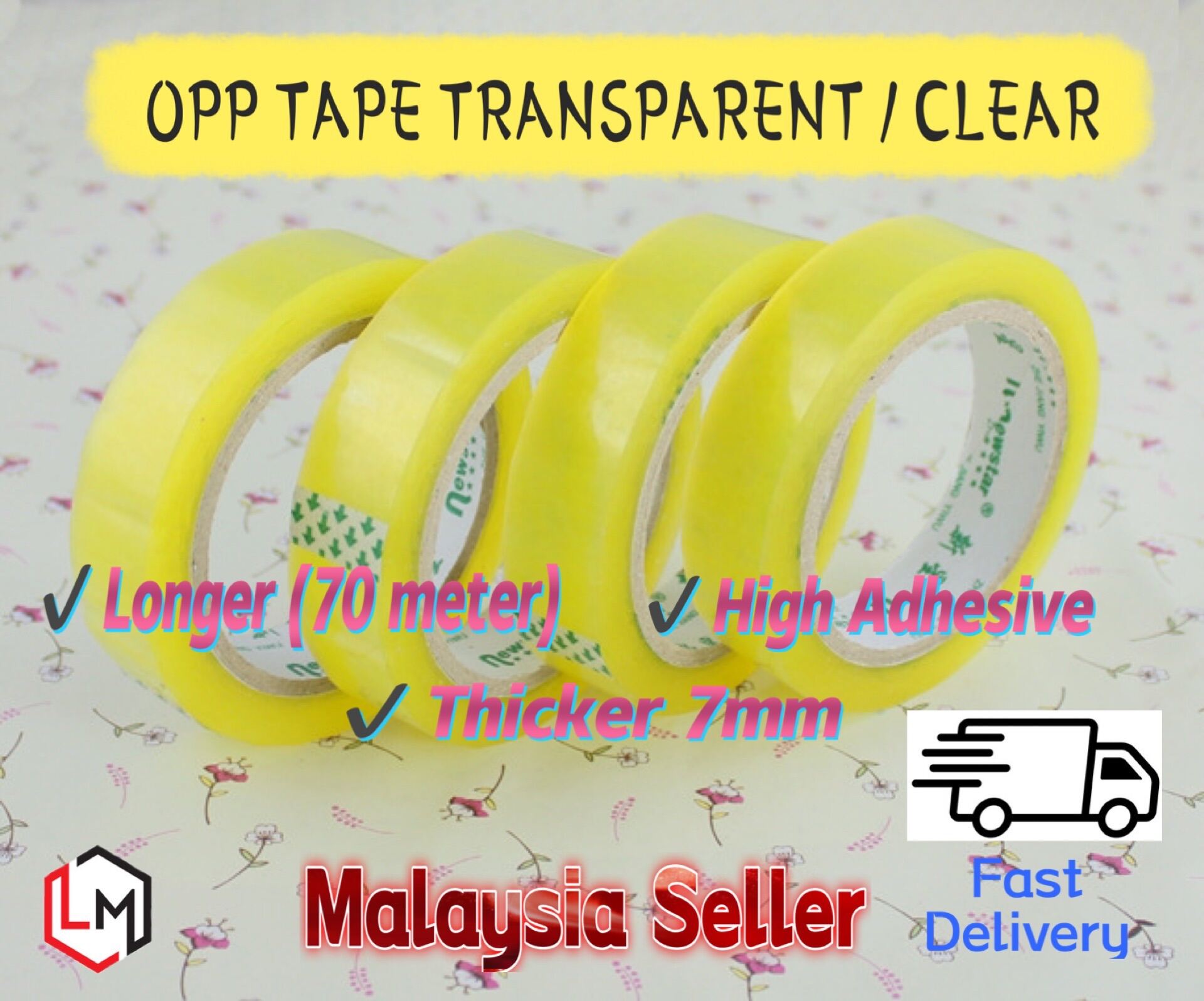 Opp Packaging Clear Tape Cello Transparent Cellophane Packaging ...