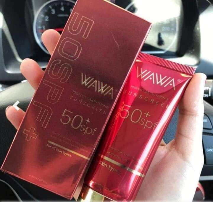 Wawa Face Sunscreen SPF50 30ml by Wawa Cosmetics Original Hq | Lazada