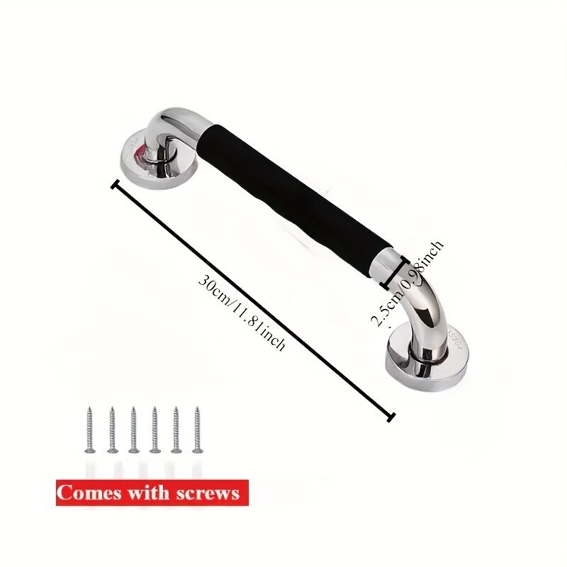Premium Stainless Steel Shower Grab Bar Set - Anti-Slip,Durable Safety ...