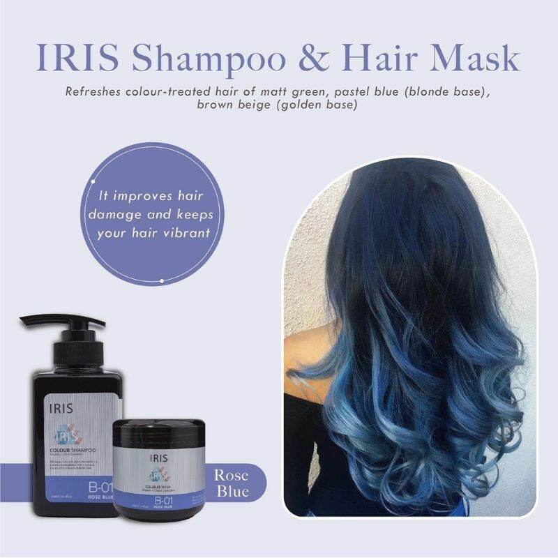 Iris Hair Colour Mask 400ml (Made In Taiwan) | Lazada