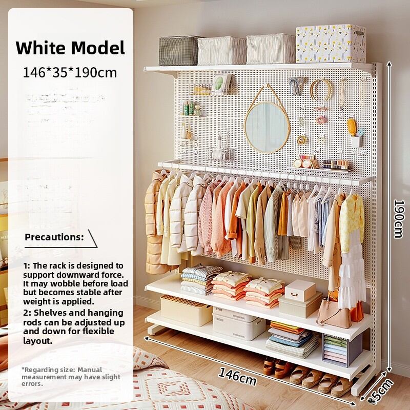 Modern Minimalist Metal Open Wardrobe Closet Clothes Hat Storage Rack ...