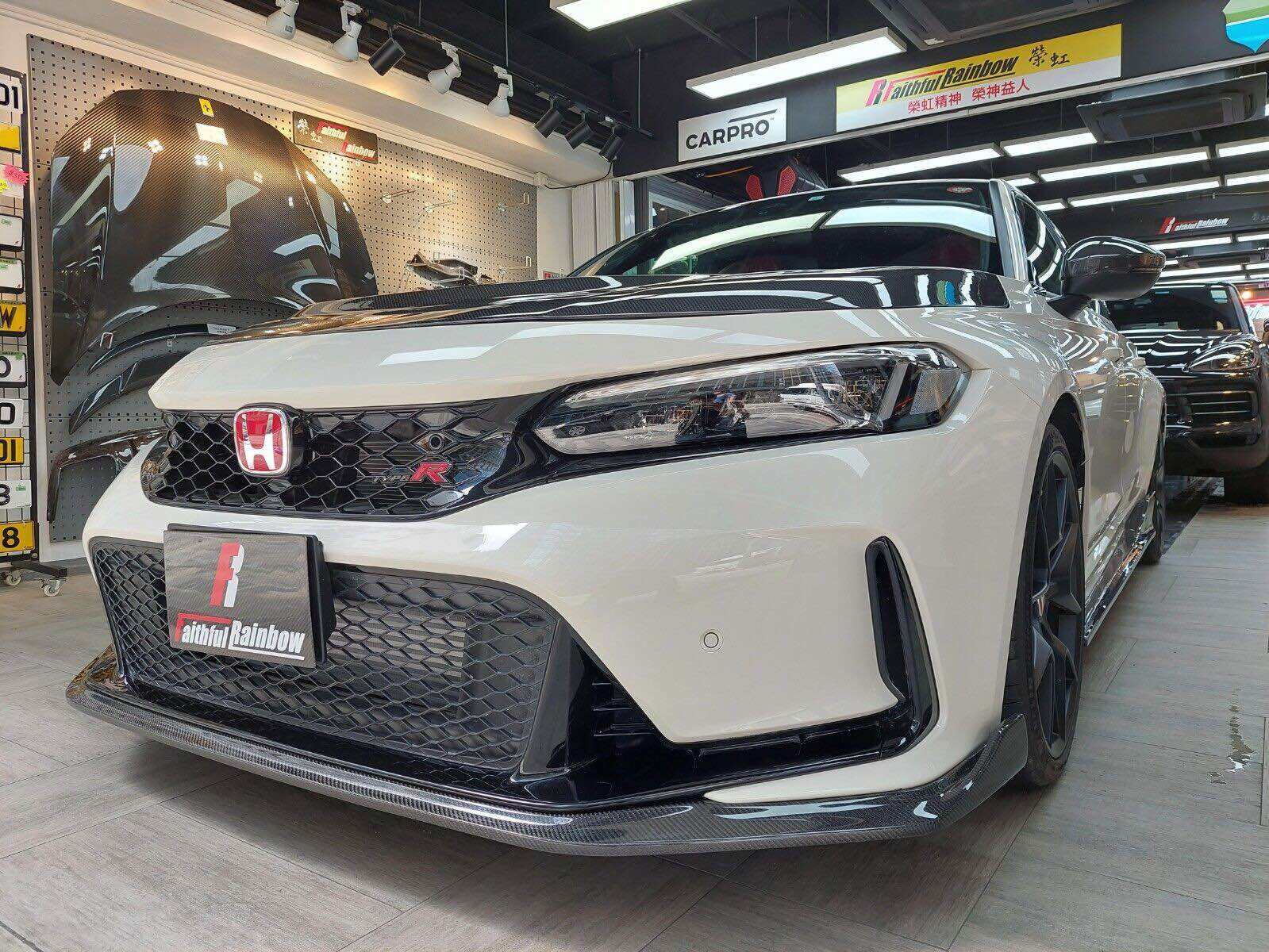 Honda civic Type R FL5 FE Hatchback CMST VARIS AIMGAIN Design front lip ...