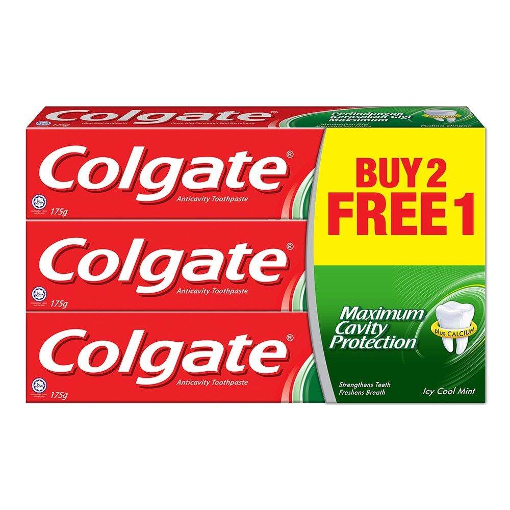 Colgate Maximum Cavity Protection - Toothpaste Value Pack (175g x 3 ...
