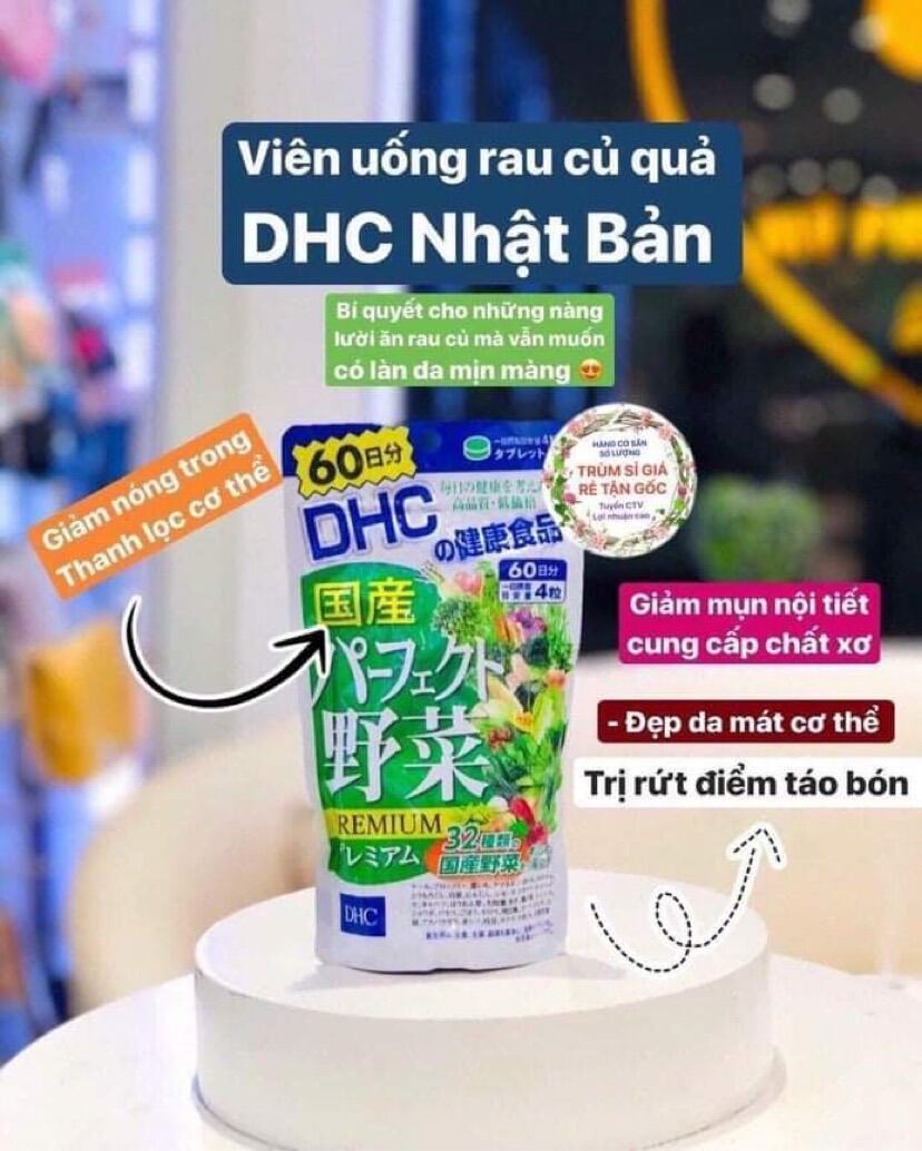 Viên Uống DHC Rau Củ Quả Nhật bản 240Viên=60ngày uống | Lazada