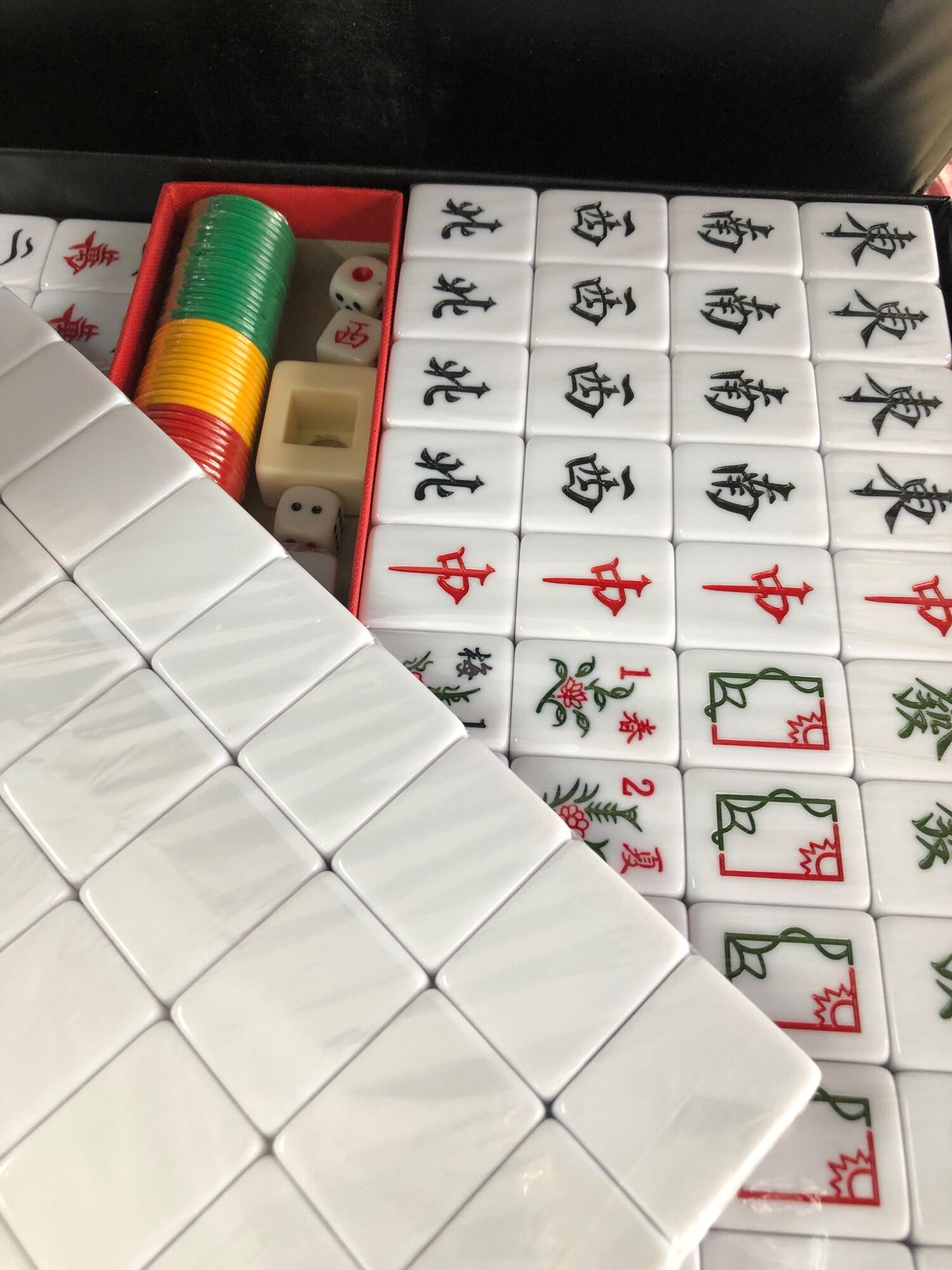 [READY STOCK] High Quality Mahjong 4 Players 4 Persons Traditional ...