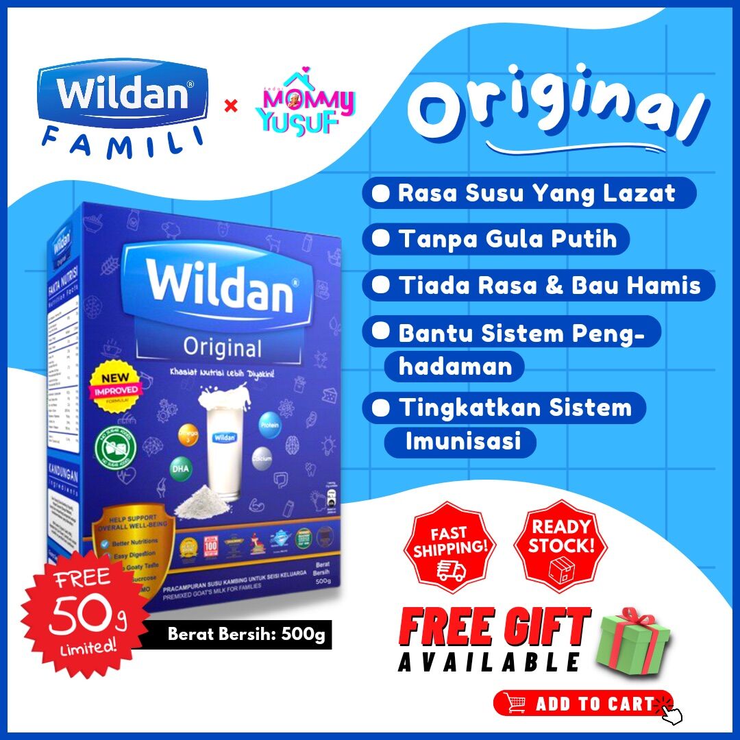 💙 Wildan Susu Kambing Wildan Mama Premium Newborn Goat Milk Booster ...