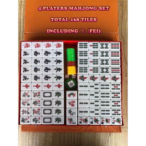 [Ready Stock] High Quality 4 Players Mahjong Traditional Chinese Tile ...