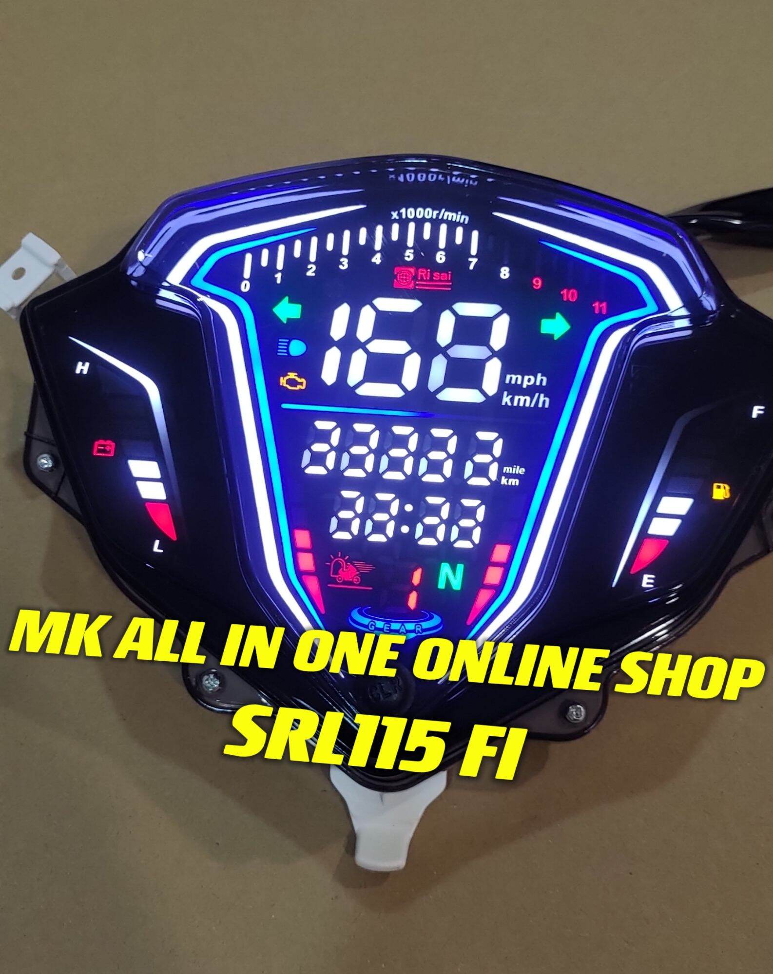 ( READY STOCK ) YAMAHA SRL115 FI 2023 DIGITAL METER WITH RPM (100% PLUG ...