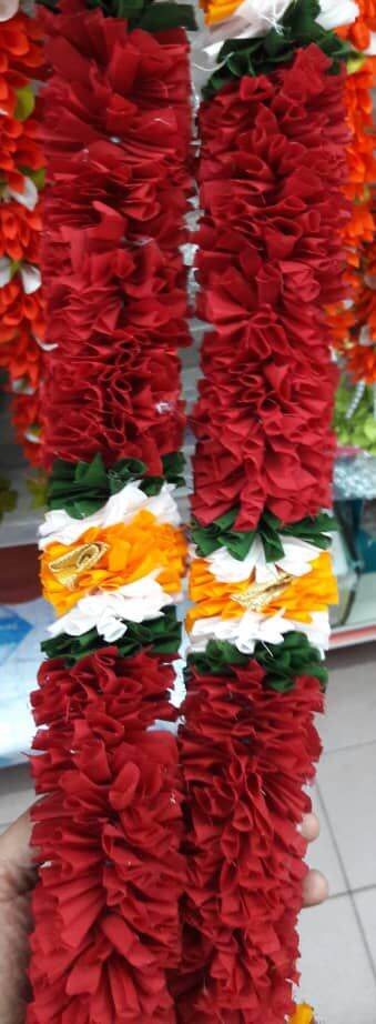 Artificial Mala Malai Garland Fabric Cloth Thoran Door Decoration | Lazada