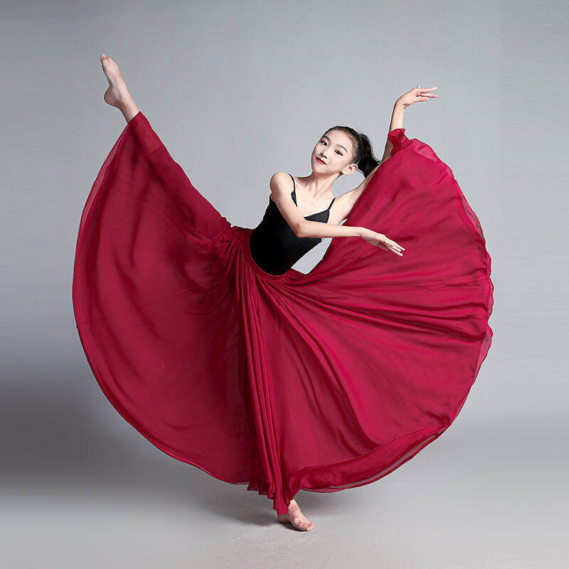 New Arrival Modern Dance Training Dress Dance Large Swing Skirt 720