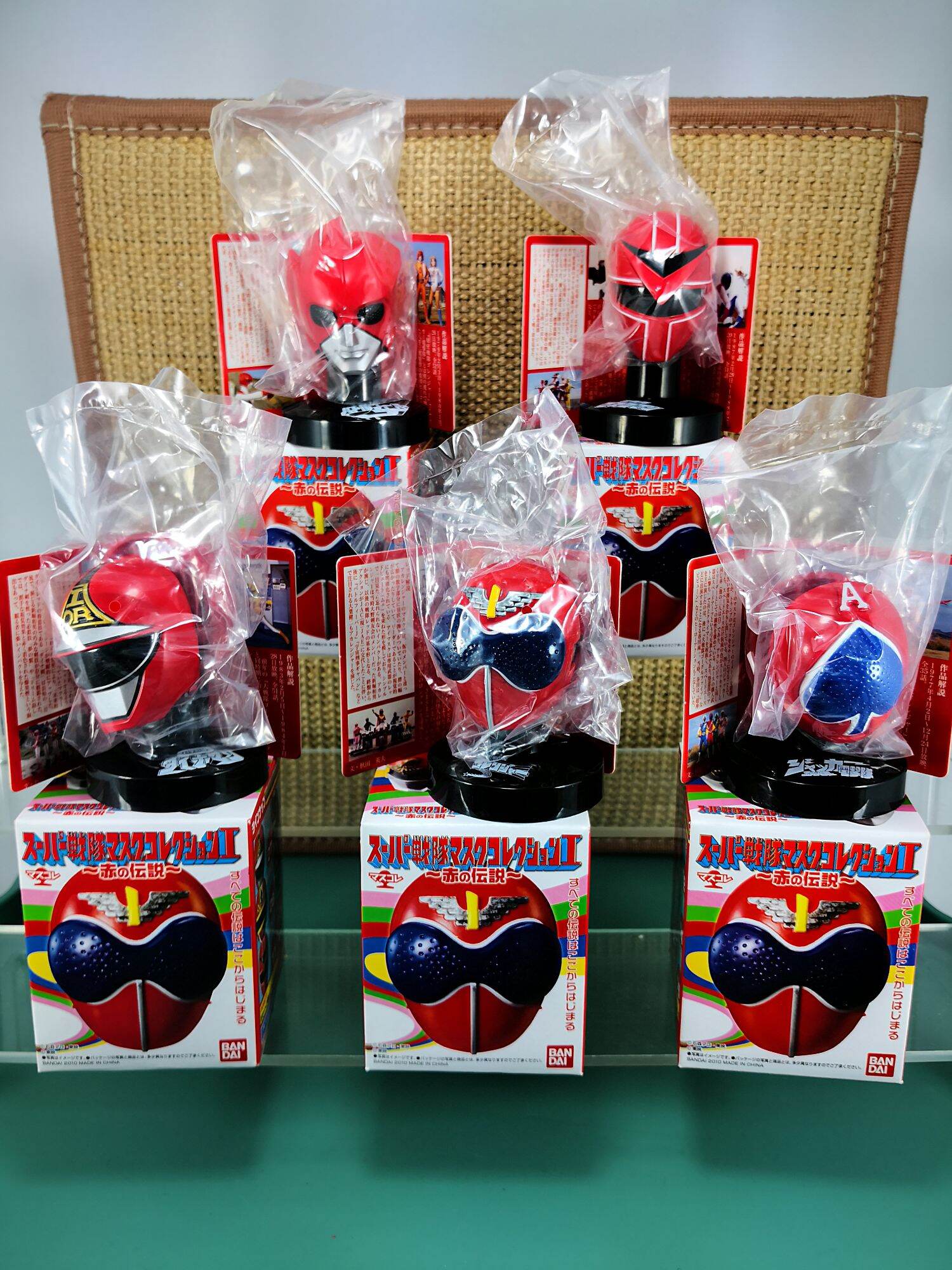 Rmc Red Super Sentai Head Display Set of 5 Rangers | Lazada